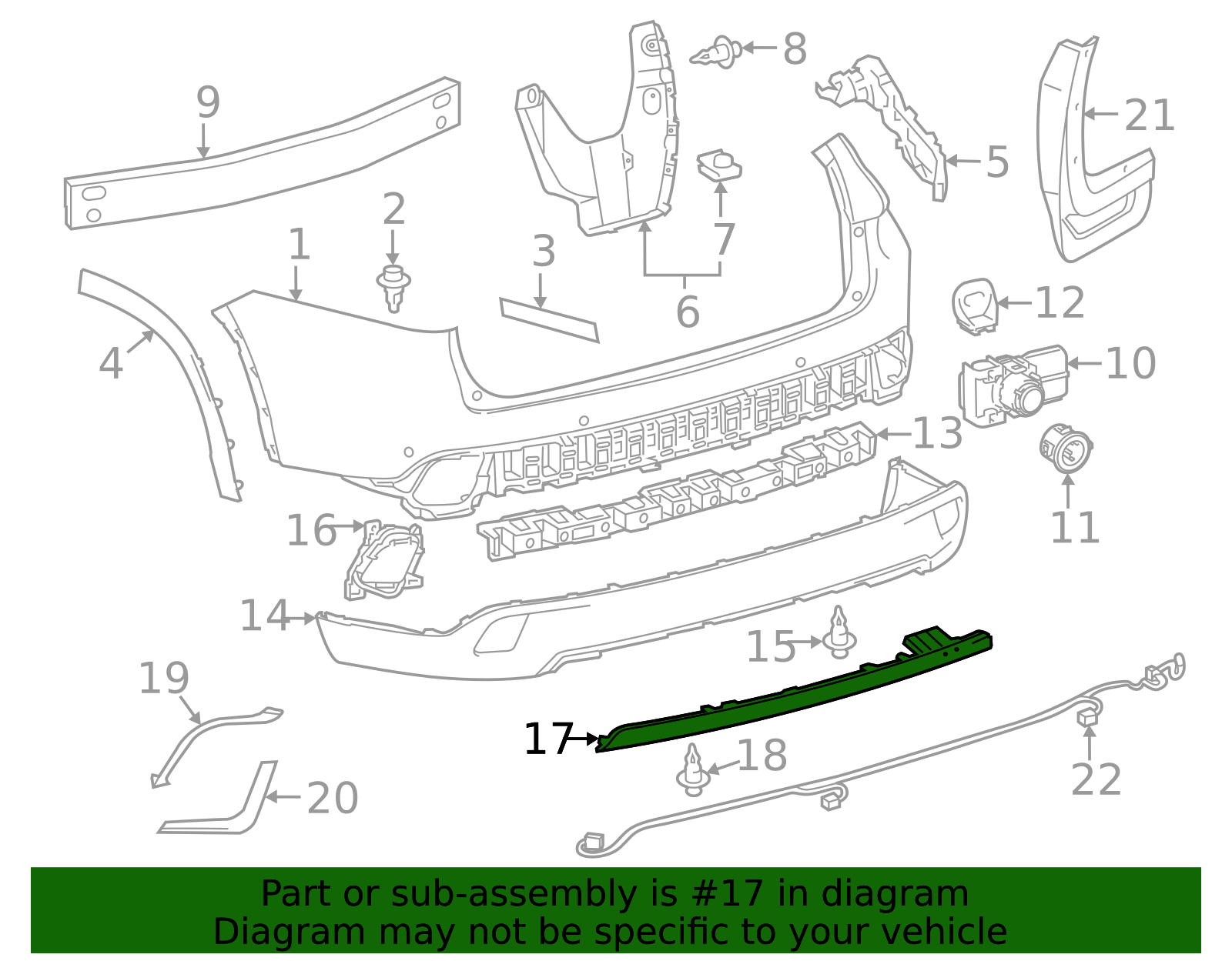 2017-2019 Toyota Highlander Extension Panel 52151-0E080 | Toyota Parts ...
