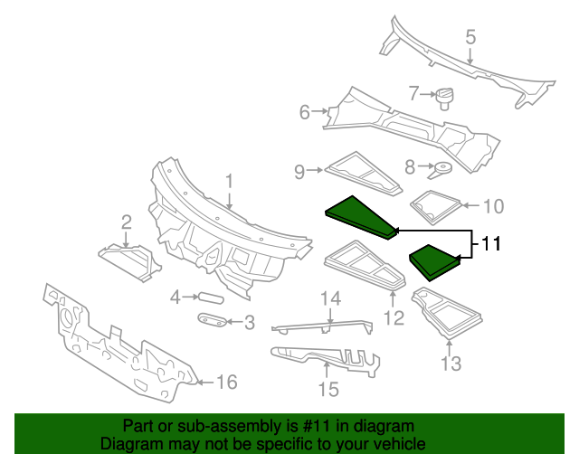 2004-2006 Volkswagen Phaeton Cabin Air Filter 3D0-898-644 | VW Direct Parts