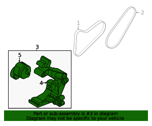 25280-2S000 - Belt Tensioner 2021-2023 Kia | Kia.Parts Store