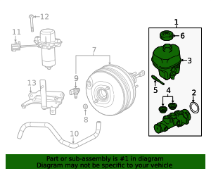 2019 Ram 1500 Master Cylinder 68398157AA | TascaParts.com