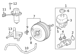 2019 Ram 1500 Master Cylinder 68398157AA | TascaParts.com