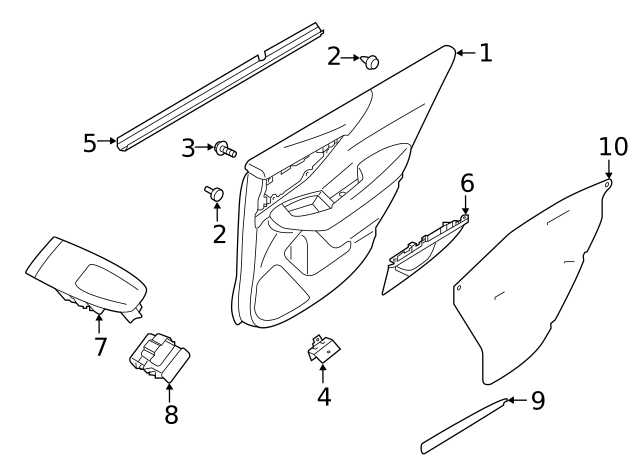 2019-2022 Subaru Window Switch 83071XC31A | OEM Parts Online