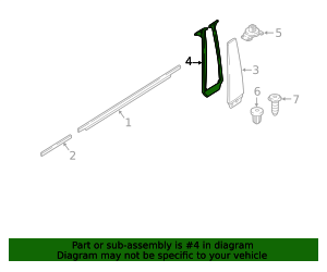 51357392373 - 2018-2019 BMW 640i xDrive Gran Turismo Applique Seal (51 ...