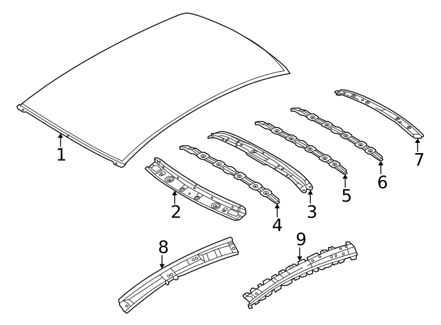 2020-2022 Nissan Versa Windshield Header G3210-5EFMA | Coulter Nissan Parts