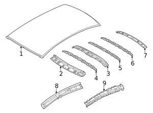 2020-2024 Nissan Versa Roof Panel G3112-5EFMA | Nissan Parts Plus