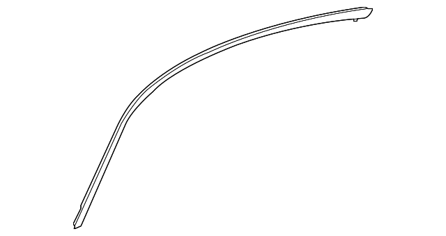2007-2012 Porsche 911 Weatherstrip 997-543-481-00 | Porsche Marin