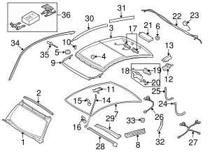 2007-2012 Porsche 911 Air Deflector 997-562-953-00 | Porsche Marin