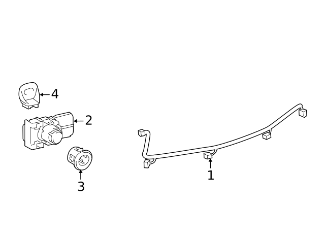 2013 Lexus Park Sensor 89341-76010-B1 | OEM Parts Online