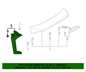 2019-2021 Subaru Forester Side Spoiler - Passenger Side (RH) 96031SJ040 ...