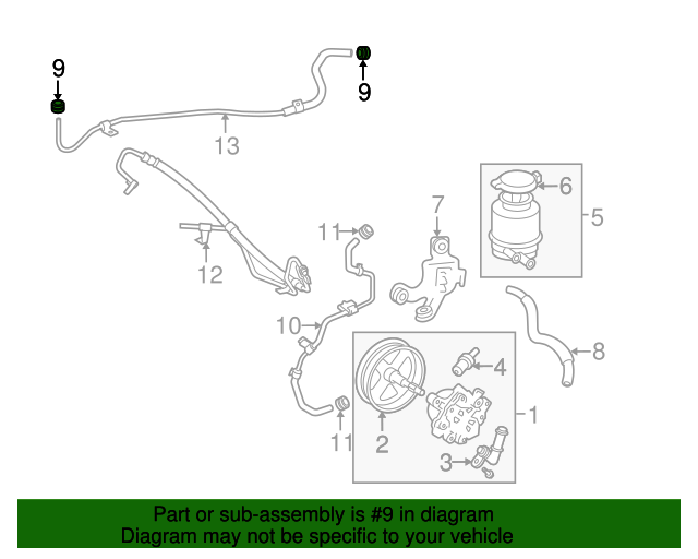 90467-21010 - Clamp - 2002-2017 Lexus | My L Parts