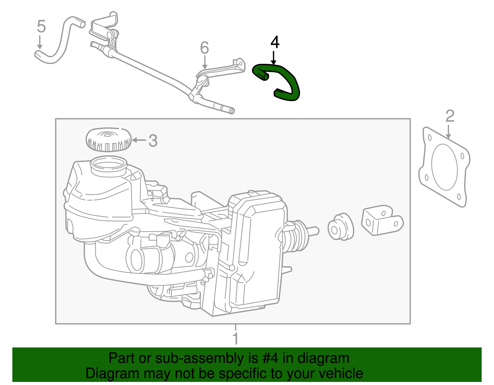 2018 Toyota Camry Vacuum Hose 44773-06170 | Toyota San Diego Parts