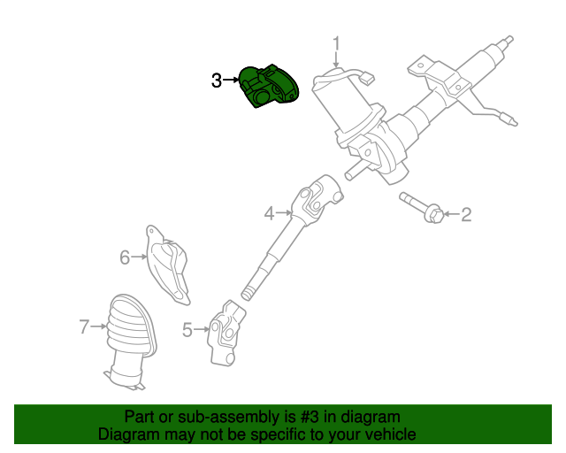 2012-2018 Toyota Yaris Steering Column Bracket 45280-52110 | Toyota ...