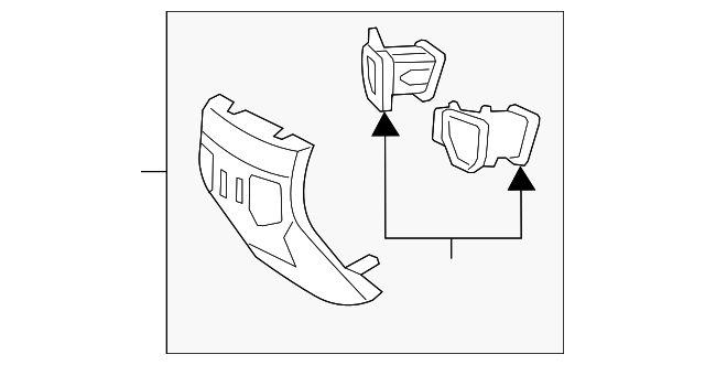 2011-2015 Hyundai Sonata Rear Cover 84680-3S050-RY | QuirkParts