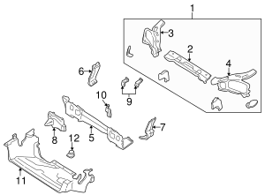 Mazda Under Cover NA01-56-111F | Auto Parts