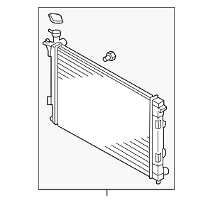 2013-2019 Hyundai Radiator Assembly 25310-2W800 | Joseph Airport Hyundai