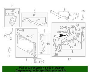 2010-2019 Hyundai Water Outlet Gasket 25653-3CAA0 | OEM Parts Online