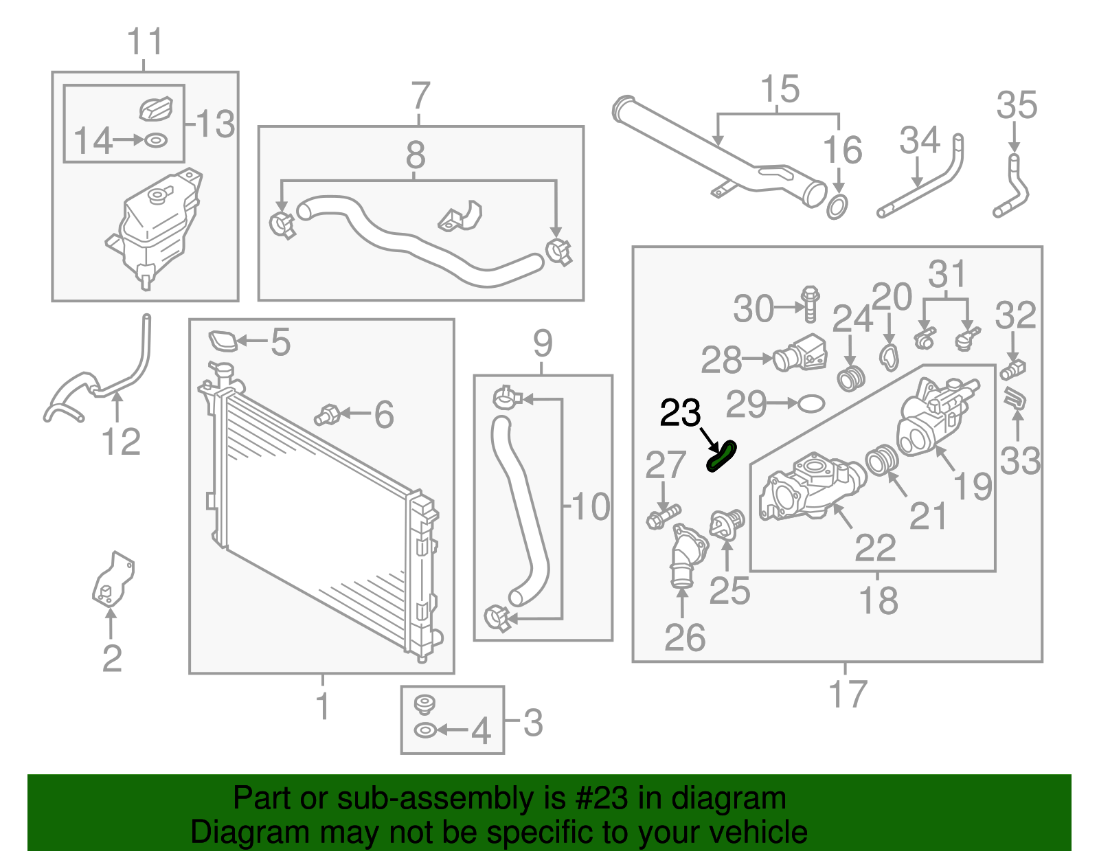 2010-2019 Hyundai Housing Gasket 25651-3CAA0 | Hyundai Wholesale Direct