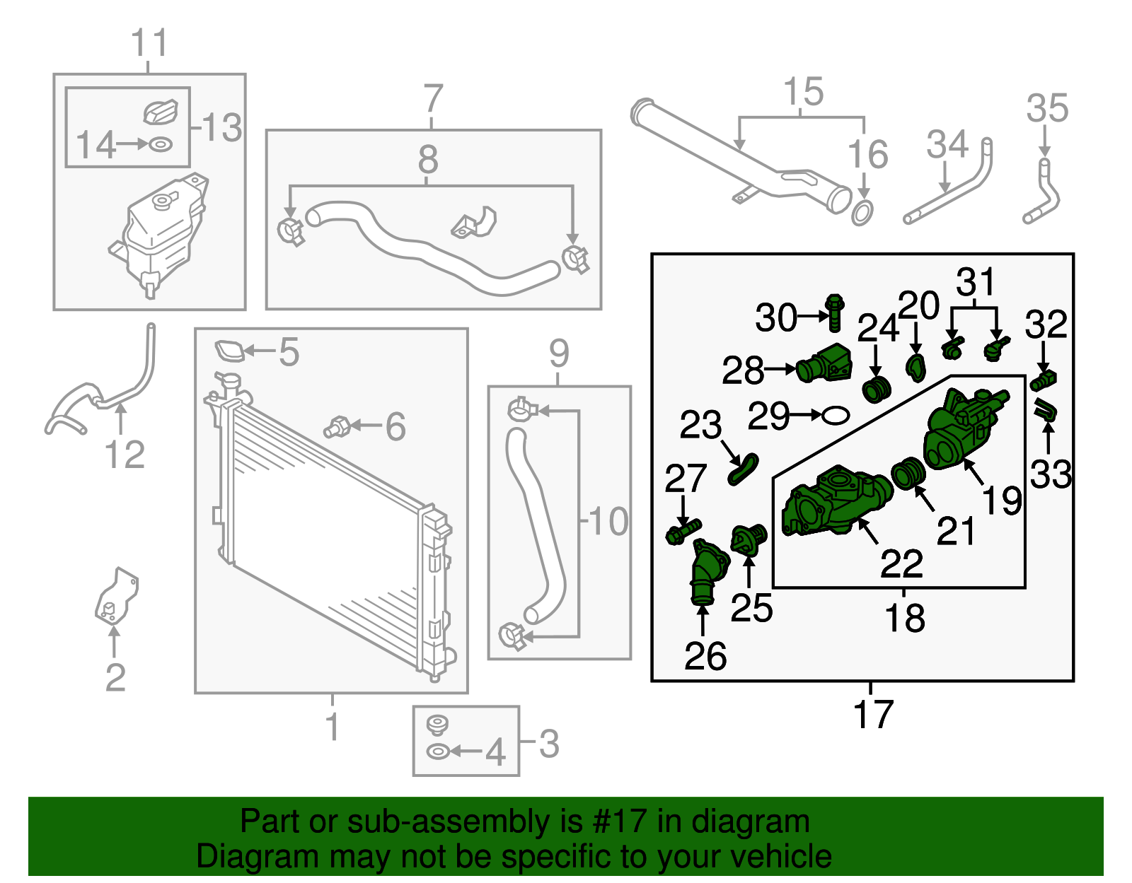 2012-2019 Hyundai Housing Assembly 25600-3CAE0 | Retail Performance ...