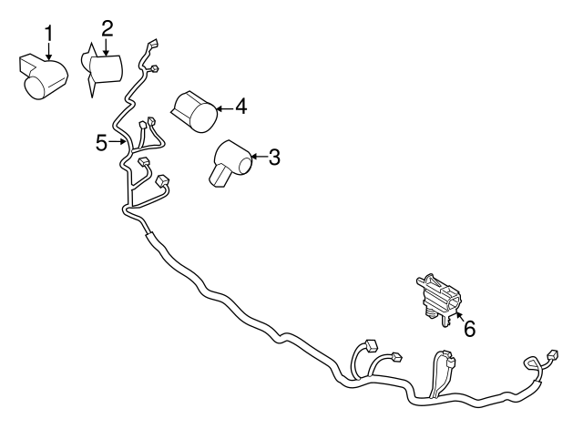 2013-2016 Ford Escape Wire Harness DV6Z-15K867-A | OEM Parts Online