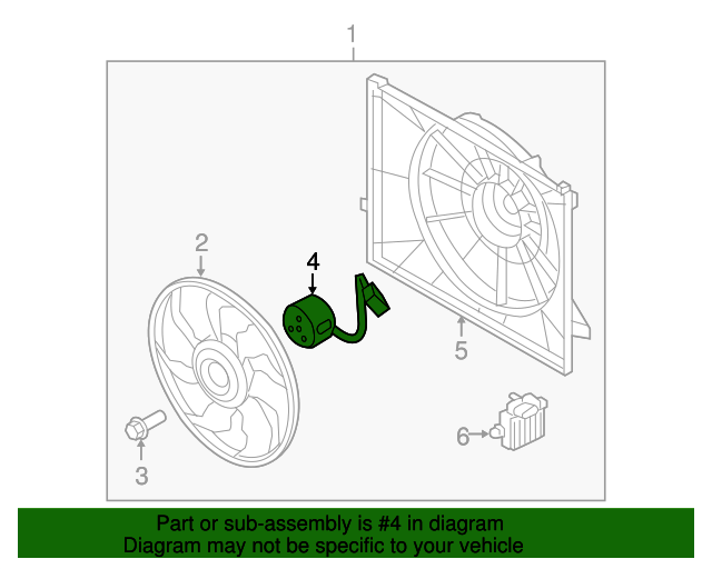 25386-2S500 - Fan Motor - 2010-2015 Hyundai Tucson | World OEM Parts ...
