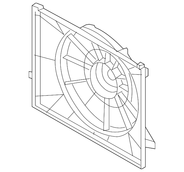 2010-2015 Hyundai Tucson Fan Shroud 25350-2S500 | OEM Parts Online