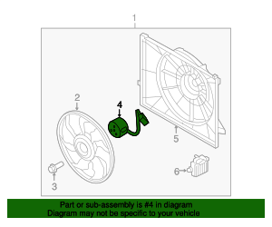 25386-2S500 - Fan Motor - 2010-2015 Hyundai Tucson | World OEM Parts ...