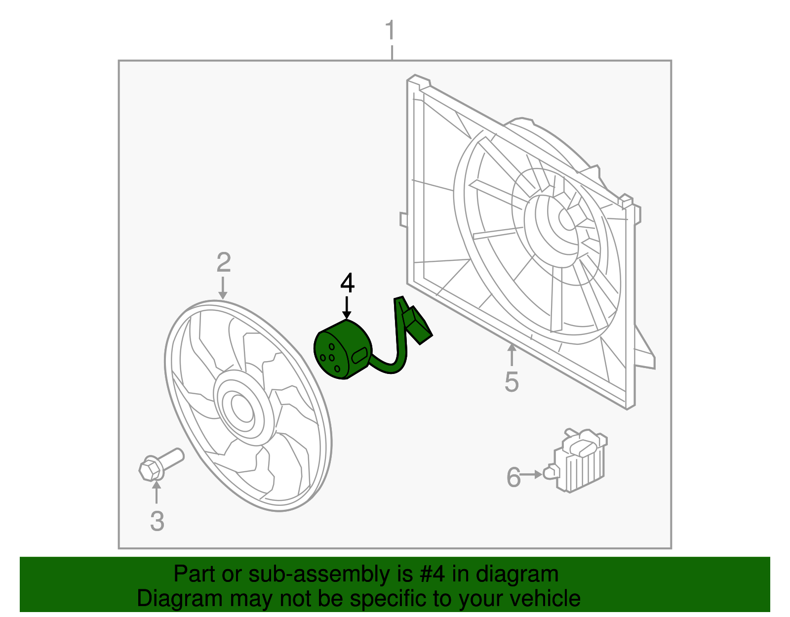 2015-2017 Hyundai Tucson Engine Cooling Fan Motor 25386-4W000 | Hyundai ...