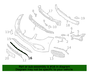 213-885-03-00 - Lower Molding 2017-2020 Mercedes-Benz | Mercedes-Benz ...