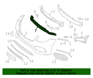 2017-2020 Mercedes-Benz Lower Mount 213-885-12-65 | Shop Mercede