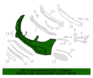 Exchange Trim, Bumper 213-885-00-38-64-9999 | MB OEM Parts