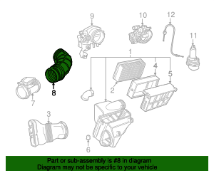 13541740073 - 1996-1999 BMW Connector Hose (13-54-1-740-073) | BMW of ...