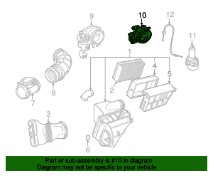13541433414 - 1999-2001 BMW Fuel Injection Throttle Body (13-54-1-433 ...