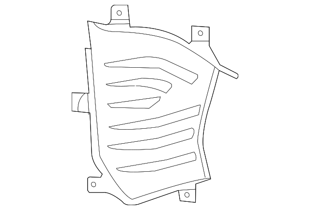 2021-2024 Chevrolet Front Driver Side Bumper Fascia Outer Air Duct ...