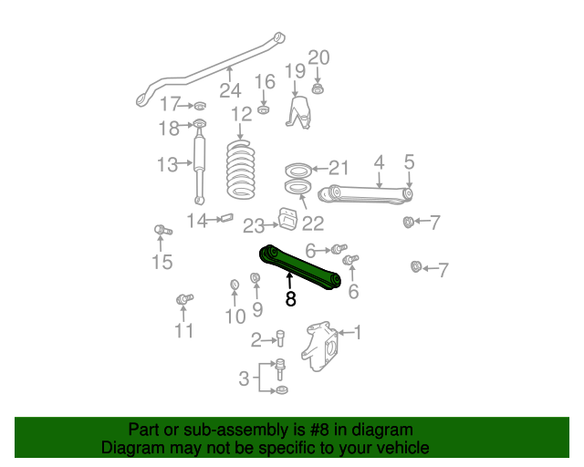 2003-2009 Dodge Arm 52013798ab | TascaParts.com