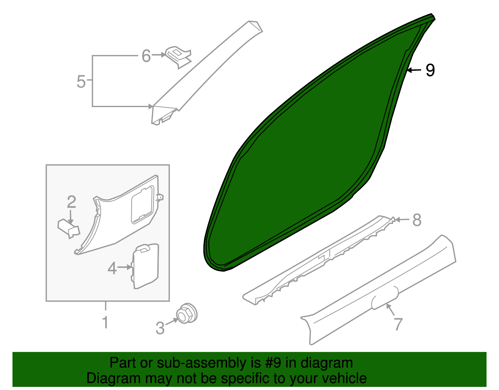 2010-2020 Nissan 370Z Opening Trim 76922-1ET0A | Boro Nissan Parts