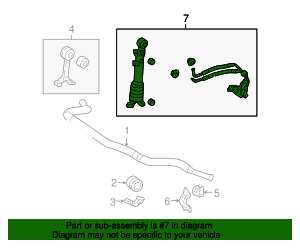 2010-2024 Toyota 4Runner Hydraulic Cylinder 48007-60023 | Toyota Parts ...