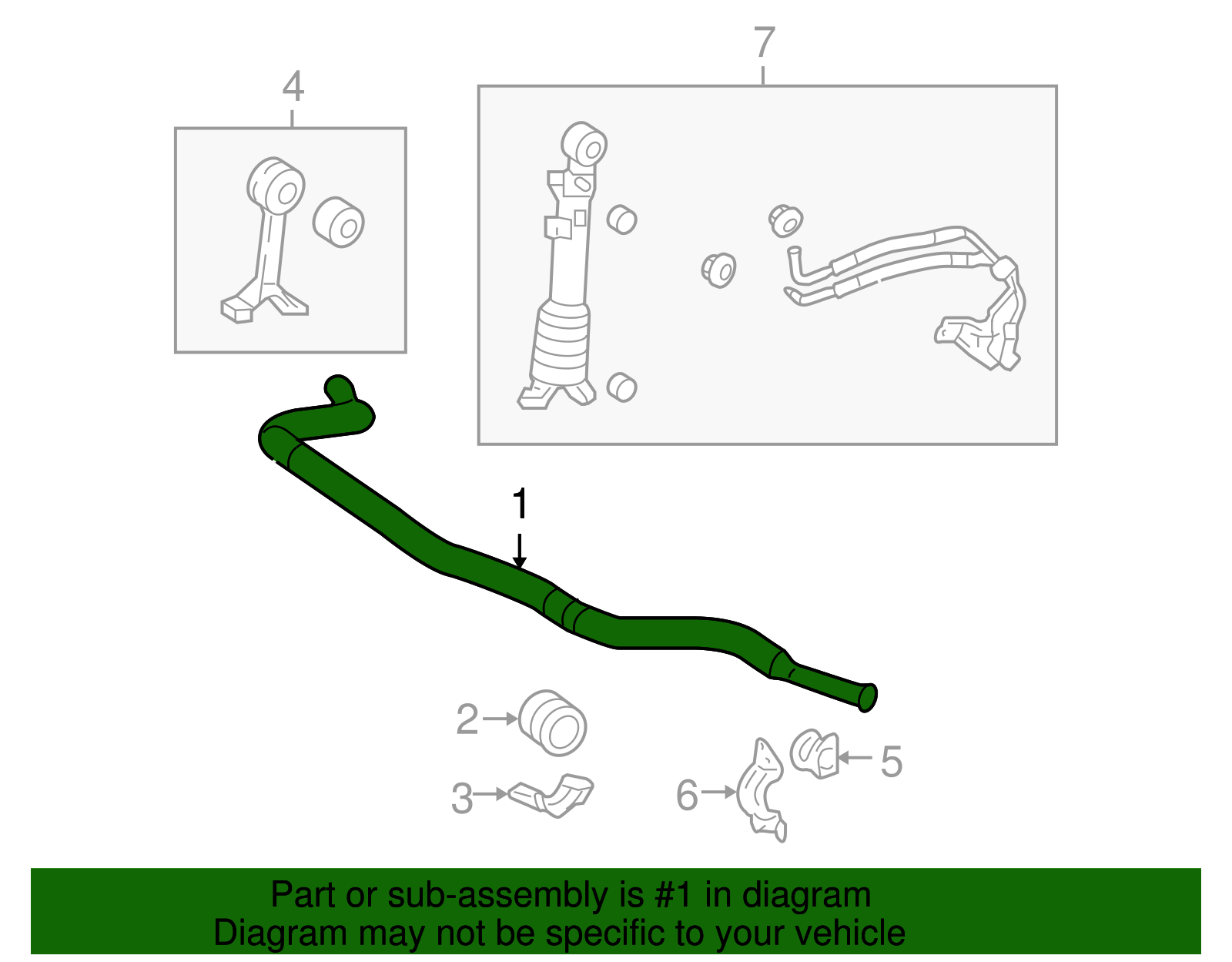 2015-2024 Toyota 4Runner Stabilizer Bar 48811-60390 | Toyota San Diego ...