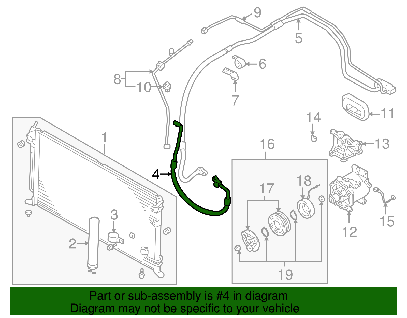 2004 Mitsubishi Lancer Discharge Line MN124565 | Retail Performance ...