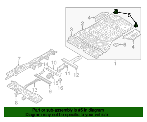65652-B8000 - Rear Reinforced - 2013-2019 Hyundai | World OEM Parts Hyundai