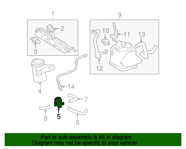 1998-2004 Toyota Air Pipe 17303-0A010 | Toyota Parts Center