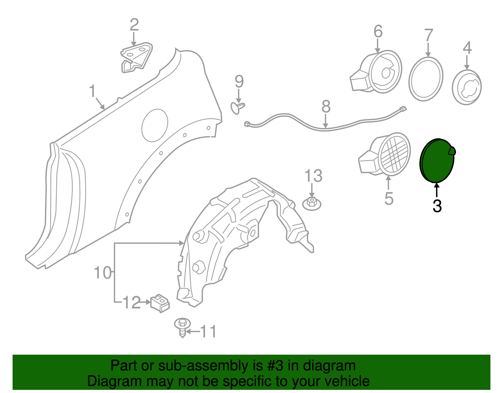 51-17-7-404-550 - Fuel Door | BMWPartsHub