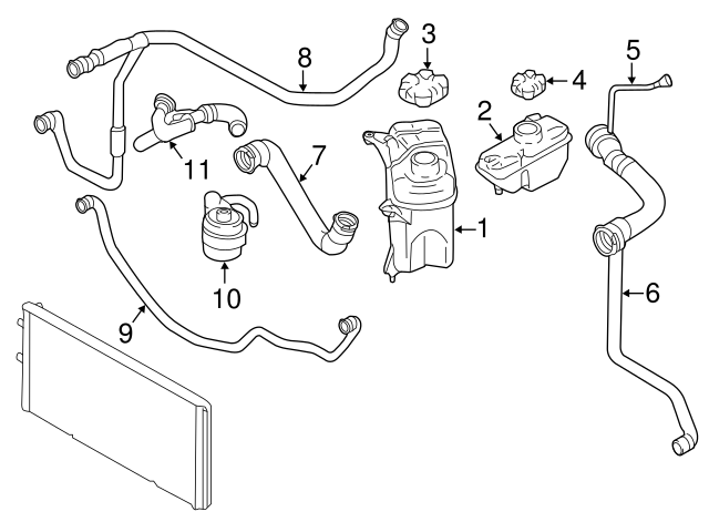 17122284686 - 2015-2021 BMW Vent Hose (17-12-2-284-686) | BMW of South ...