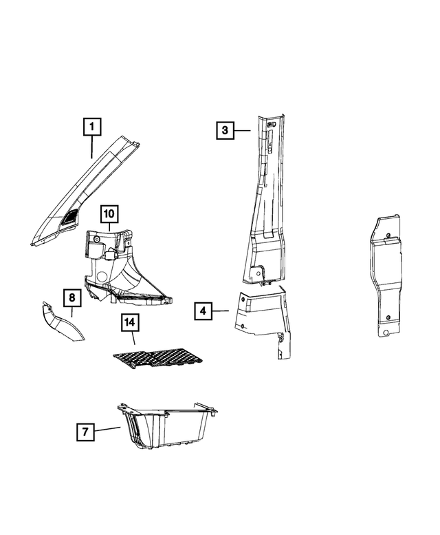 2018-2024 Ram Battery Cover 6JV49LAHAB | Mopar eStore