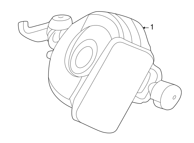 1990-2007 Ford High Note Horn - Passenger Side (RH) 2W7Z-13800-AA ...