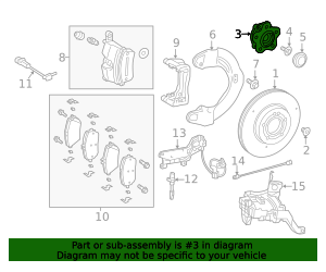 247-334-05-00 - Wheel Bearing And Hub Assembly 2019-2023 Mercedes-Benz ...