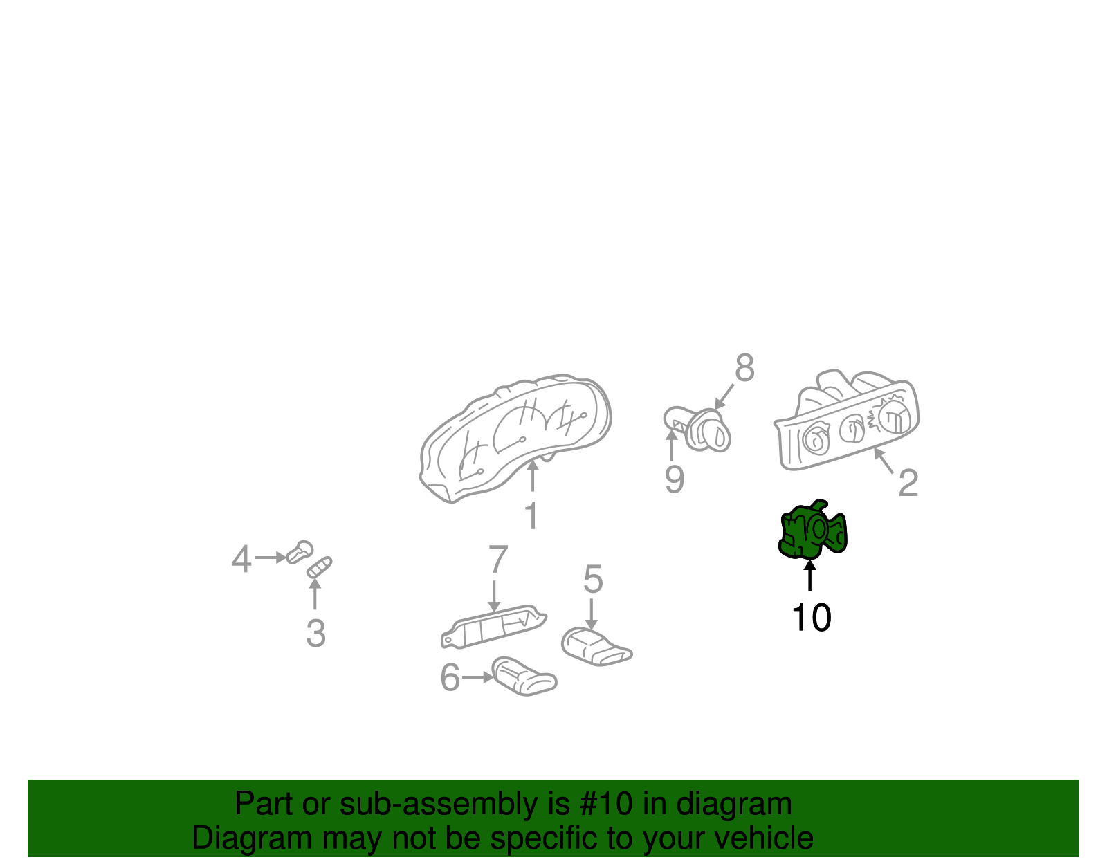 2002-2005 GM Ignition Switch with Lock Cylinder Control Solenoid ...