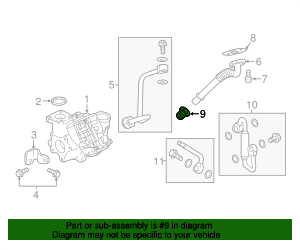 2016-2022 GM Turbocharger Tube Seal (Replaces Part Number 12625659 ...