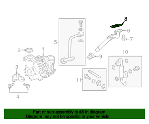 2016-2021 GM Turbocharger Oil Line Gasket 12642185 | TascaParts.com