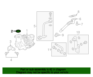 2022 GM Turbocharger Gasket 12642175 | GMPartsDirect.com