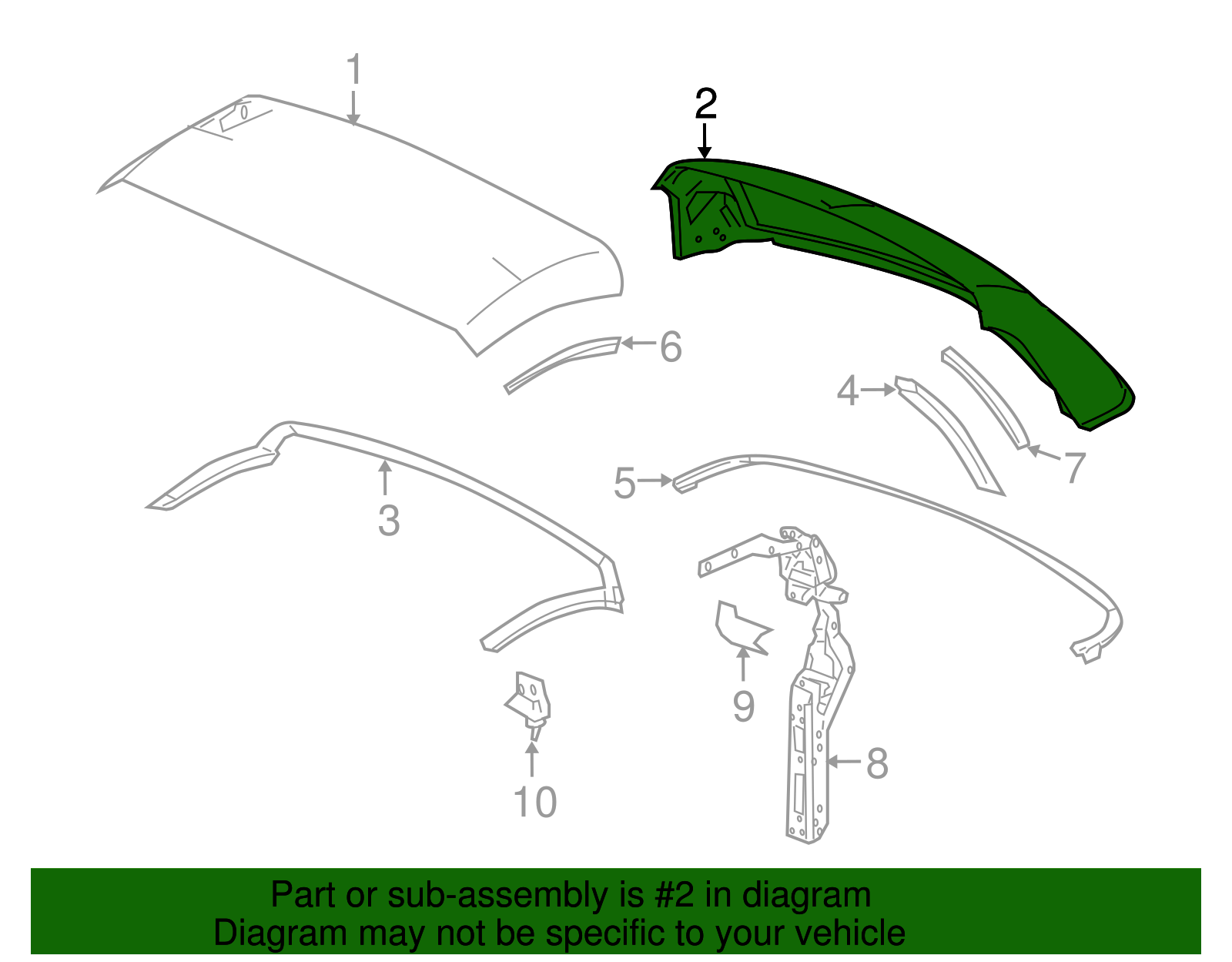 2003-2006 Chevrolet SSR Panel 15132129 | OEM Parts Online